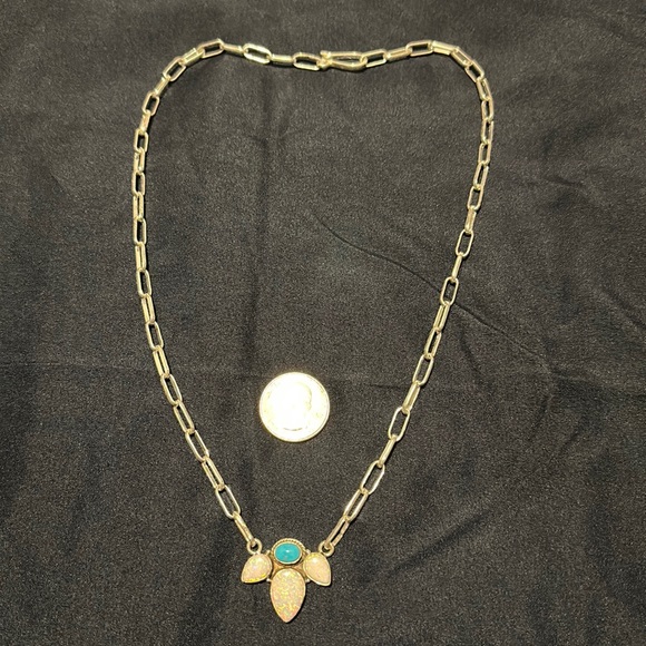 Jewelry | Sleeping Beauty Turquoise Spider Opal Necklace | Poshmark